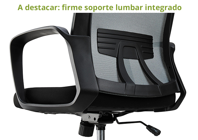 Silla de Oficina ERGOCITY, Reposacabezas, En Gris - Ofisillas.es